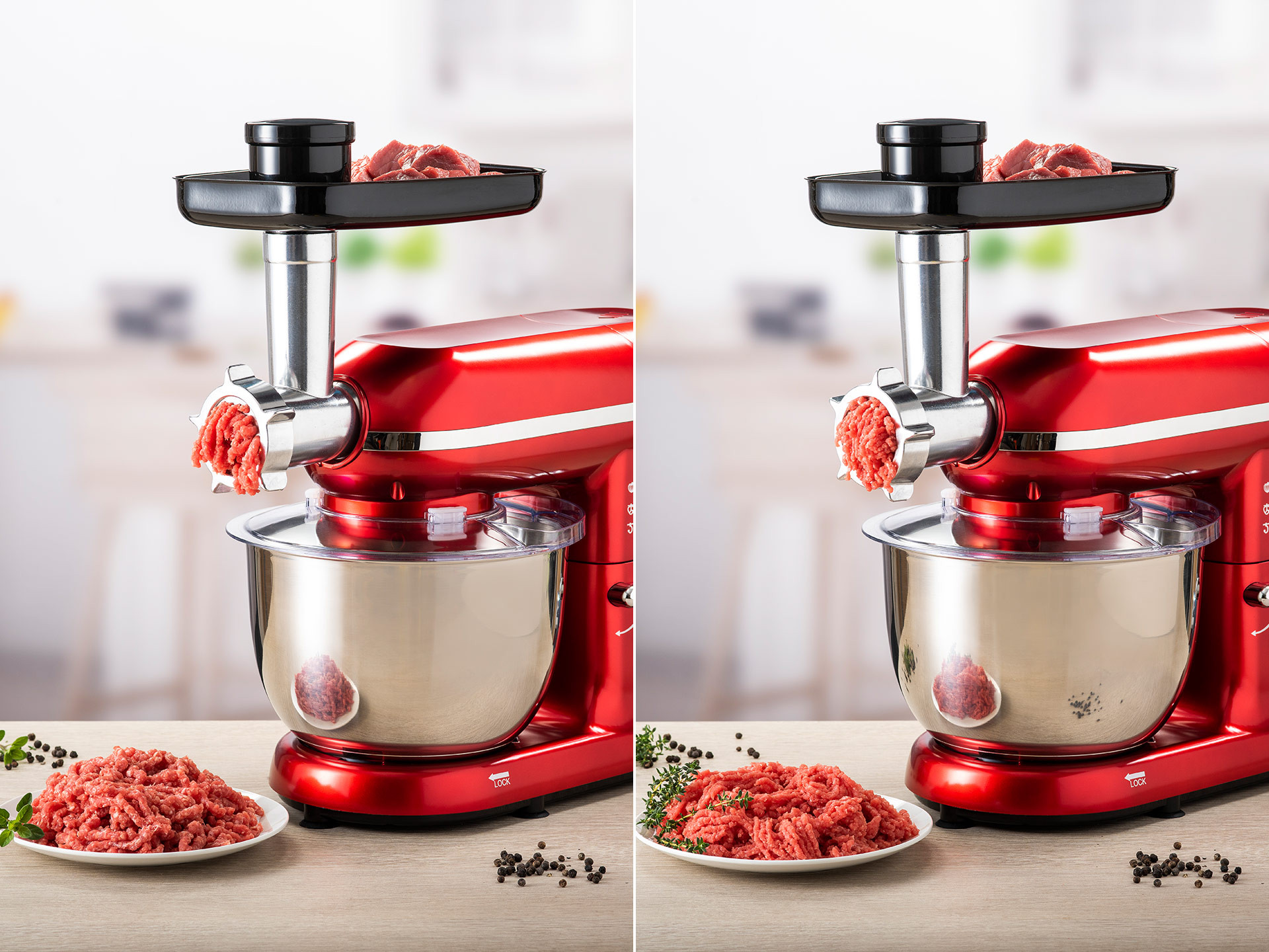 Kitchen Robot Додаток - Сет за мелење месо и кобасици